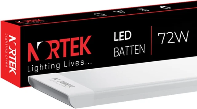 NORTEK ESSENZA 72W 4 Feet LED Batten Light (3000K /4500K/ 6500K) £29.99 ...