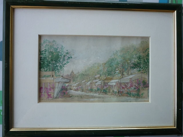EUGÈNE DESHAYES ORIENTALISTE Aquarelle originale signée 1862 / 1939 EUR 420,00 - PicClick FR
