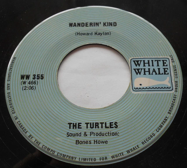 CANADA!!! VG+ THE TURTLES Eve of Destruction ORIG 1970 45 Wanderin ...