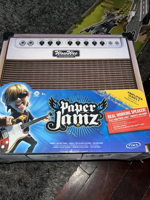 PAPER JAMZ AMPLIFIER speaker NXT flat panel 62743 3.5mm plug guitar amp ...