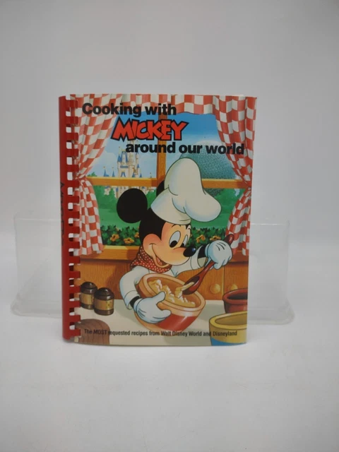 WALT DISNEY CO. Cooking with Mickey Around the World Vintage Cookbook ...