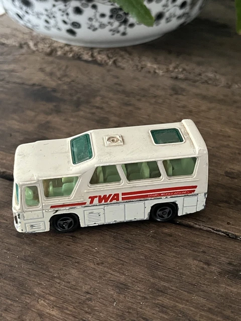 MAJORETTE MINIBUS &TWA& Bus n° 262 - Ech. 1/87 EUR 1,00 - PicClick FR