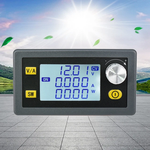 6-36V DC BUCK Boost Converter 80W DC Buck Boost Power Supply Max 5A LCD ...