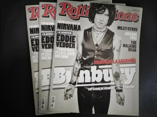 ROLLING STONE MAGAZINE Nº 169 Bunbury Miley Cyrus The Walking Death EUR ...