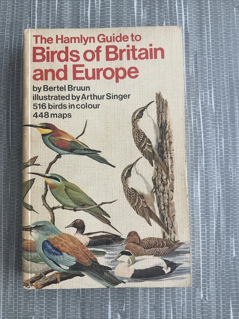 THE HAMLYN GUIDE to Birds of Britain and Europe by Bertel Bruun ...