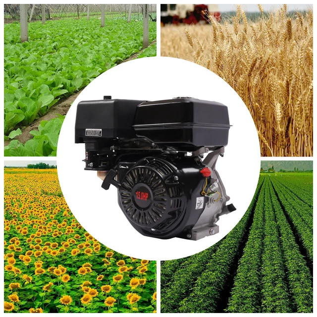 15 PS 9.7KW 4-Takt 420CC Benzinmotor Motor Kartmotor Einzylinder Standmotor DHL EUR 276,00 ...