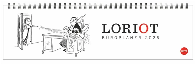 LORIOT BÜROPLANER 2026 | Loriot | Kalender | Loriot Kalender Heye | 112 ...
