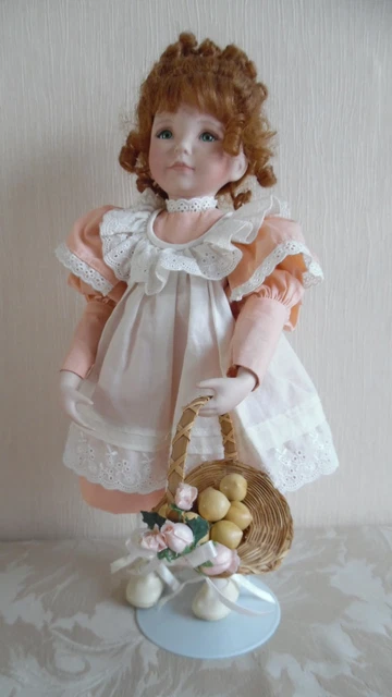 ASHTON DRAKE GALLERIES Peaches & cream porcelain doll by Dianna Effner 1994 £71.42 - PicClick UK