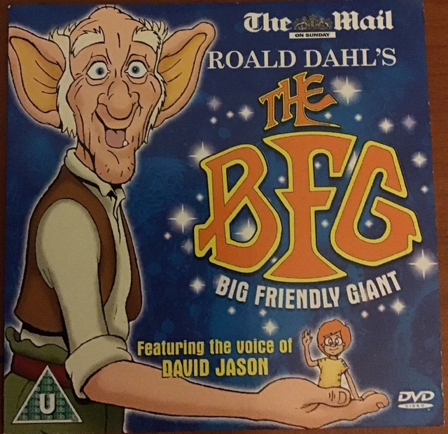 THE BFG BIG Friendly Giant- Roald Dahl DVD - Newspaper Promotional Disc ...