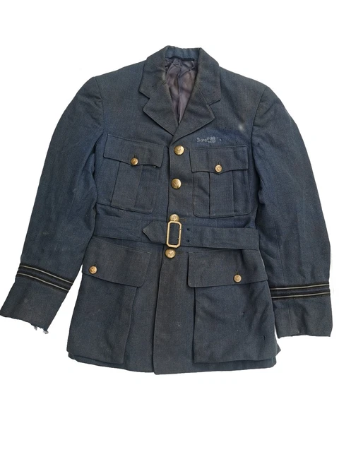 ORGINAL 1942 DATED WW2 Vintage RAF Officers Jacket Tunic Flight ...