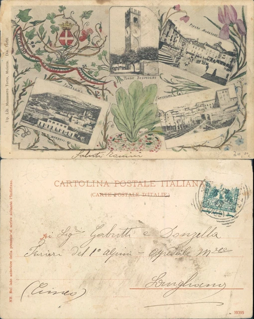 MONDOVI BELLISSIMA GRUSS Di Inizi Secolo Della Localita' Piemontese-R@R ...