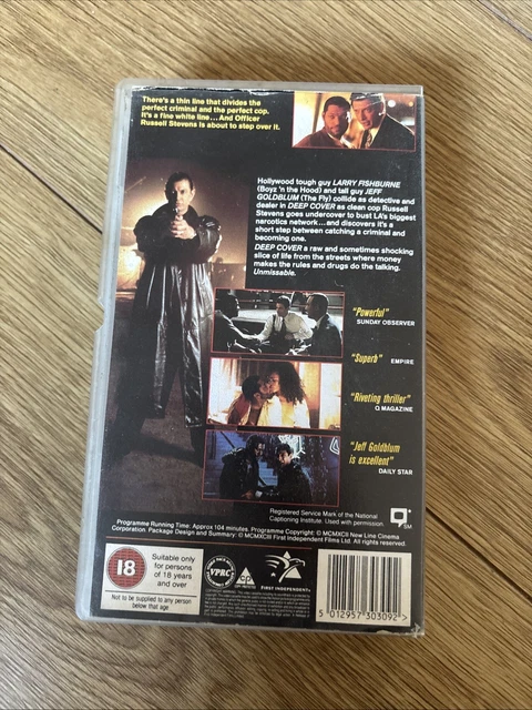DEEP COVER VHS Larry Fishburne Jeff Goldblum £1.16 - PicClick UK