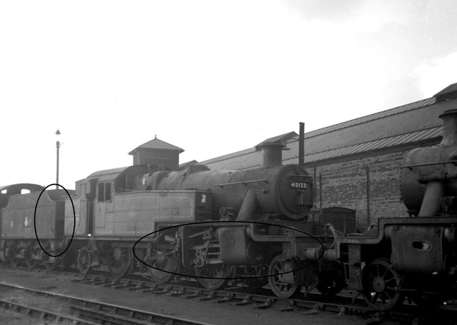 BR STEAM LOCO Negative of 40122 at 6G Llandudno Junction shed 1961-3 £3 ...