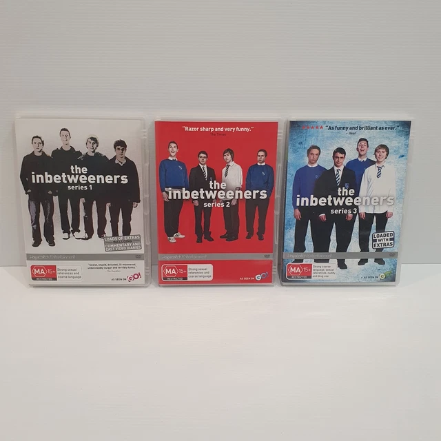 THE INBETWEENERS COMPLETE Season Series 1-3 Region 4 DVD Like New ...