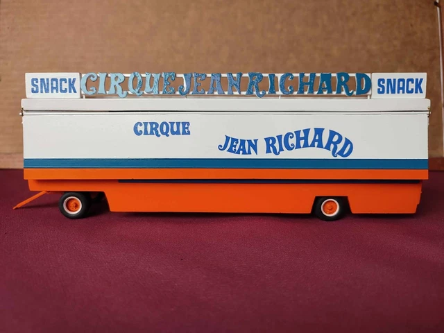 REMORQUE SNACK BAR MV88 cirque Jean RICHARD Mini Cirque no Dinky Corgi ...