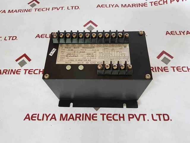 TOYO KEIKI EG-3A 3 phase watt transducer EUR 706,20 - PicClick FR