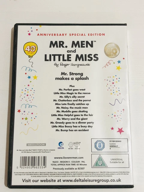 MR. MEN AND LITTLE MISS - Mr. Strong makes a splash (DVD PAL ALL ...