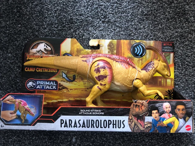 JURASSIC WORLD PARASAUROLOPHUS Camp Cretaceous Primal Attack Sound ...