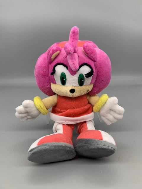RARE SONIC THE Hedgehog 25cm AMY ROSE Plush toy SEGA PRIZE Sonic X ...