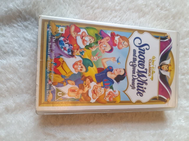SNOW WHITE AND THE SEVEN DWARFS (VHS, CLAMSHELL, 1994) Video Vintage £3 ...