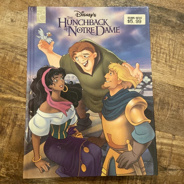 DISNEY THE HUNCHBACK of Notre Dame Mouse Works Hard Cover Vintage 1996 ...