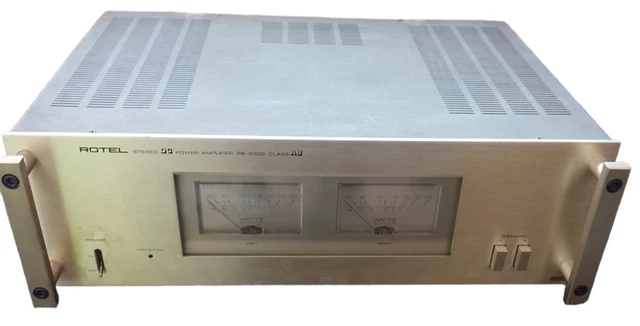VINTAGE ROTEL RB-2000 Stereo Dc Power Amplifier Class Ab $543.18 - PicClick