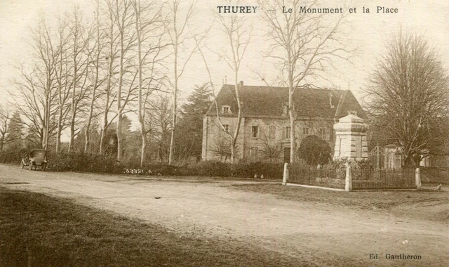 CARTE THUREY LE Monument aux Morts et la place EUR 5,50 - PicClick FR