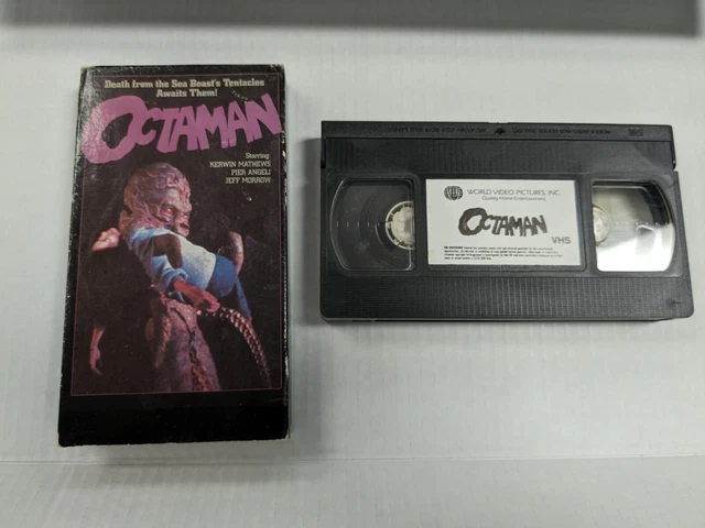 OCTAMAN VHS WORLD Video Pictures Kerwin Matthews Pier Angeli Horror Sci ...