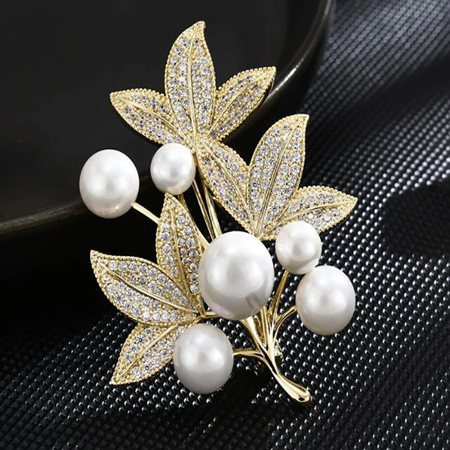 LUXURY COAT BROOCH Suit Jacket Corsage Fixed Clothing Pin Women's ...
