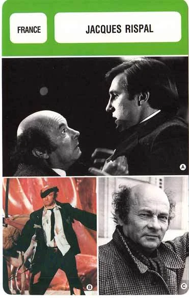 FICHE CINEMA : JACQUES RISPAL - France (Biographie/Filmographie) EUR 3 ...
