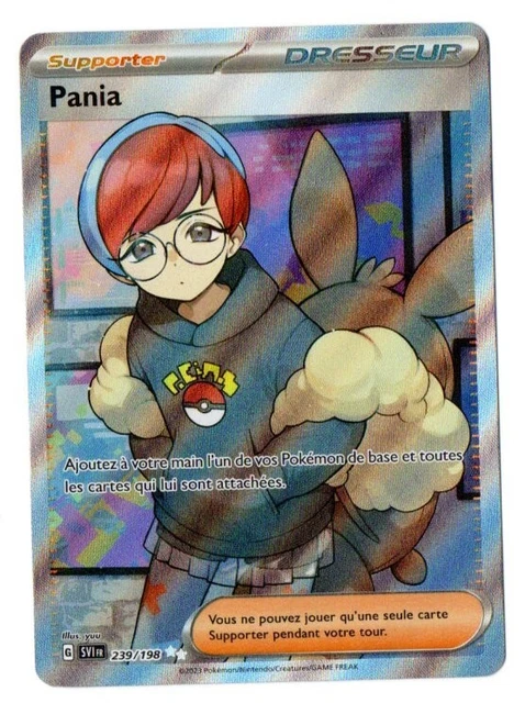 CARTE POKÉMON PANIA 239/198 Dresseur Full Art - EV01 Écarlate et Violet ...