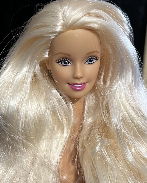 Barbie Nude Doll Blonde Hair Blue Eyes Body Stamp 2015 Head Stamp