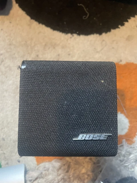 BOSE BLACK SINGLE Cube Speaker Acoustimass 3 5 10 15 Lifestyle 18 28 ...