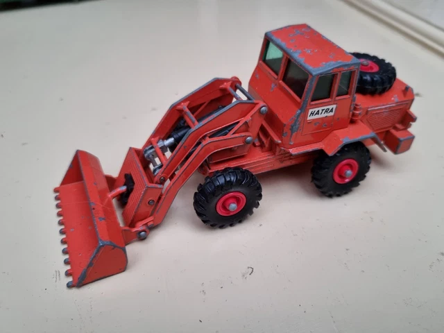 VINTAGE LESNEY MATCHBOX Hatra Tractor Shovel King Size K-3 Made in ...