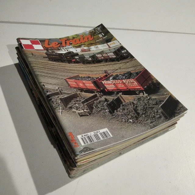 LE TRAIN - magazine modélisme ferroviaire - année complète 1995 n° 81 à 92 EUR 30,00 - PicClick FR