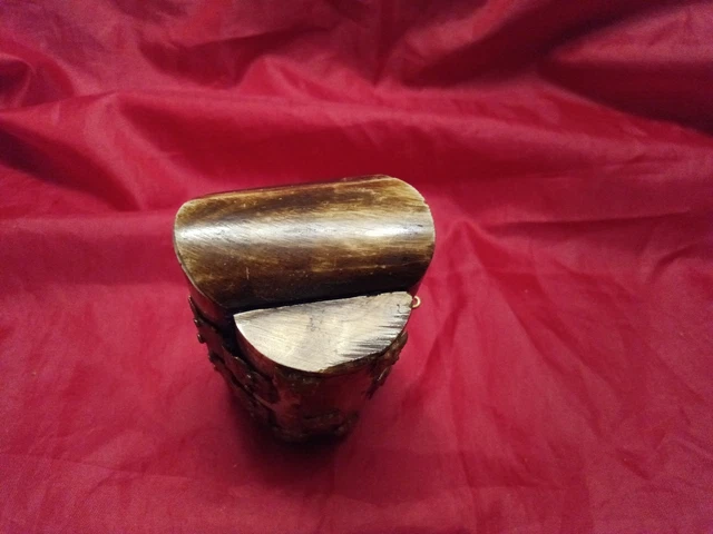 ANCIENNE PETITE BOÎTE à bijoux corne et laiton EUR 14,90 - PicClick FR