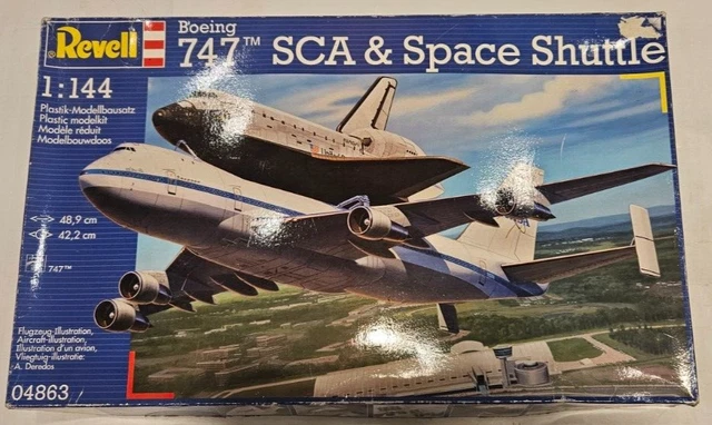 BOEING 747 SCA & Space Shuttle Revell 04863 Maßstab 1:144 Scale 1:144 ...