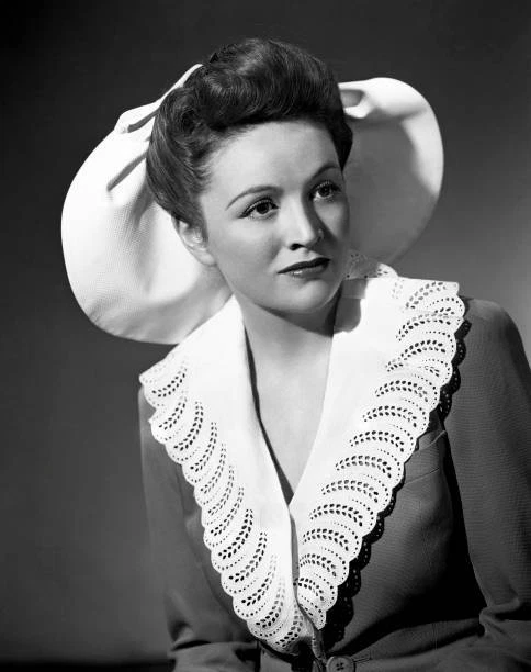 RADIO ACTRESS FRAN Carlon poses in various fashions for a photo 1940s ...