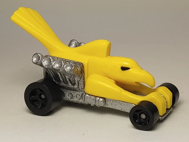 VINTAGE 1994 MCDONALDS Hot Wheels Yellow Bald Bold Eagle Car 9 Happy ...