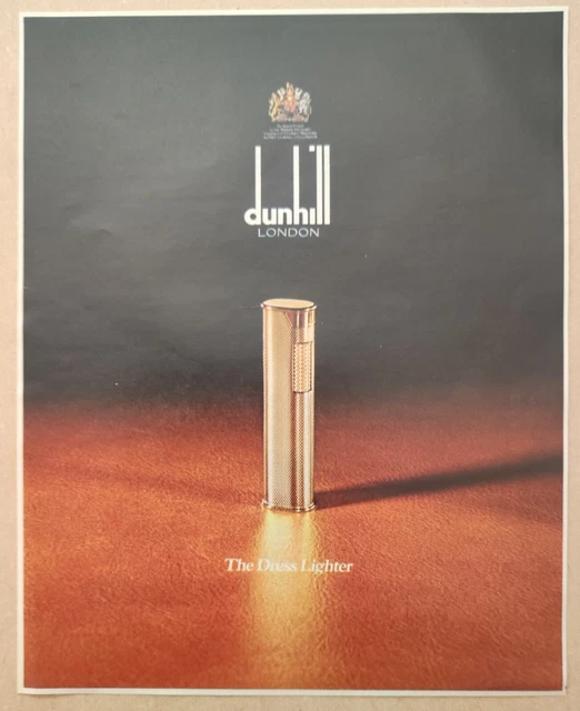 DUNHILL DRESS LIGHTER Original UK Press Advert 1975 £4.99 - PicClick UK