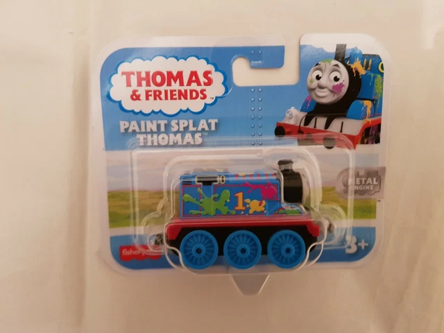 THOMAS THE TANK & Friends TRACKMASTER PUSH ALONG PAINT SPLAT METAL ...