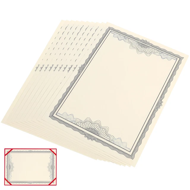 SET OF 4 Award Certificates Printable Cardstock Honor Paper Class Blank ...