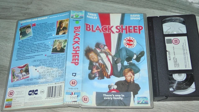 BLACK SHEEP VHS Video Ex Rental Big Box Cert CIC Comedy £5.99 - PicClick UK
