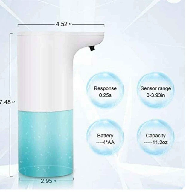 AUTOMATIC SANITIZER DISPENSER Handsfree IR Auto Sensor Touchless ...