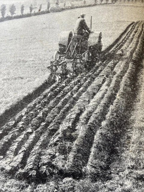WARTIME 1941 TRACTOR Plough Ploughing Book British Fordson Standard n ...