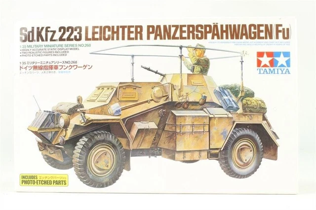 TAMIYA 1/35 ESCALA WW2 Alemán Sd.Kfz.223 Con Foto Grabado Al Agua ...