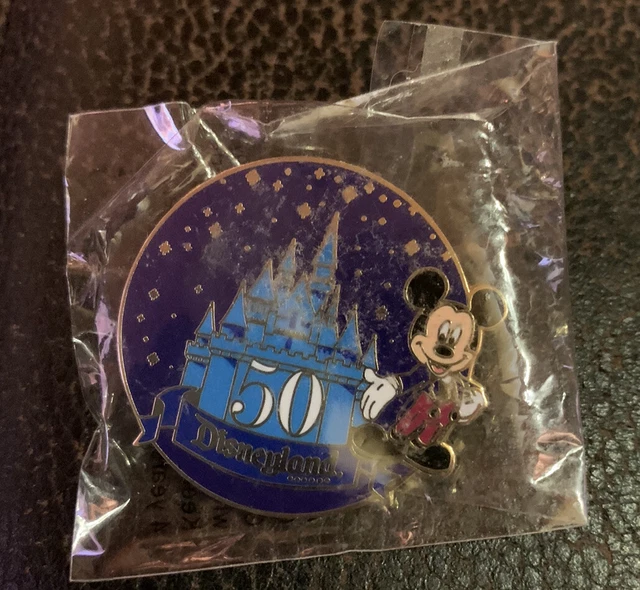 DISNEY PINS 50TH Anniversary Disneyland Mickey Round $18.90 - PicClick