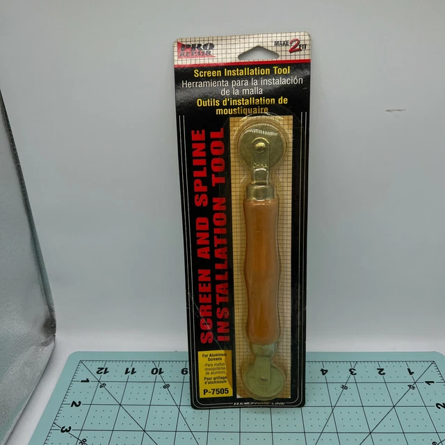 VINTAGE PRIME LINE Screen spline Installation Tool P7505 aluminum ...