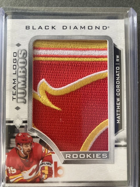 2023-24 UPPER DECK Black Diamond Rookie Team Logo Jumbo Patches Matthew ...