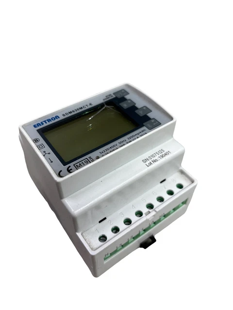 EASTRON SDM630MCT-E-MID SINGLE & three phase meter Ref109 £52.00 ...